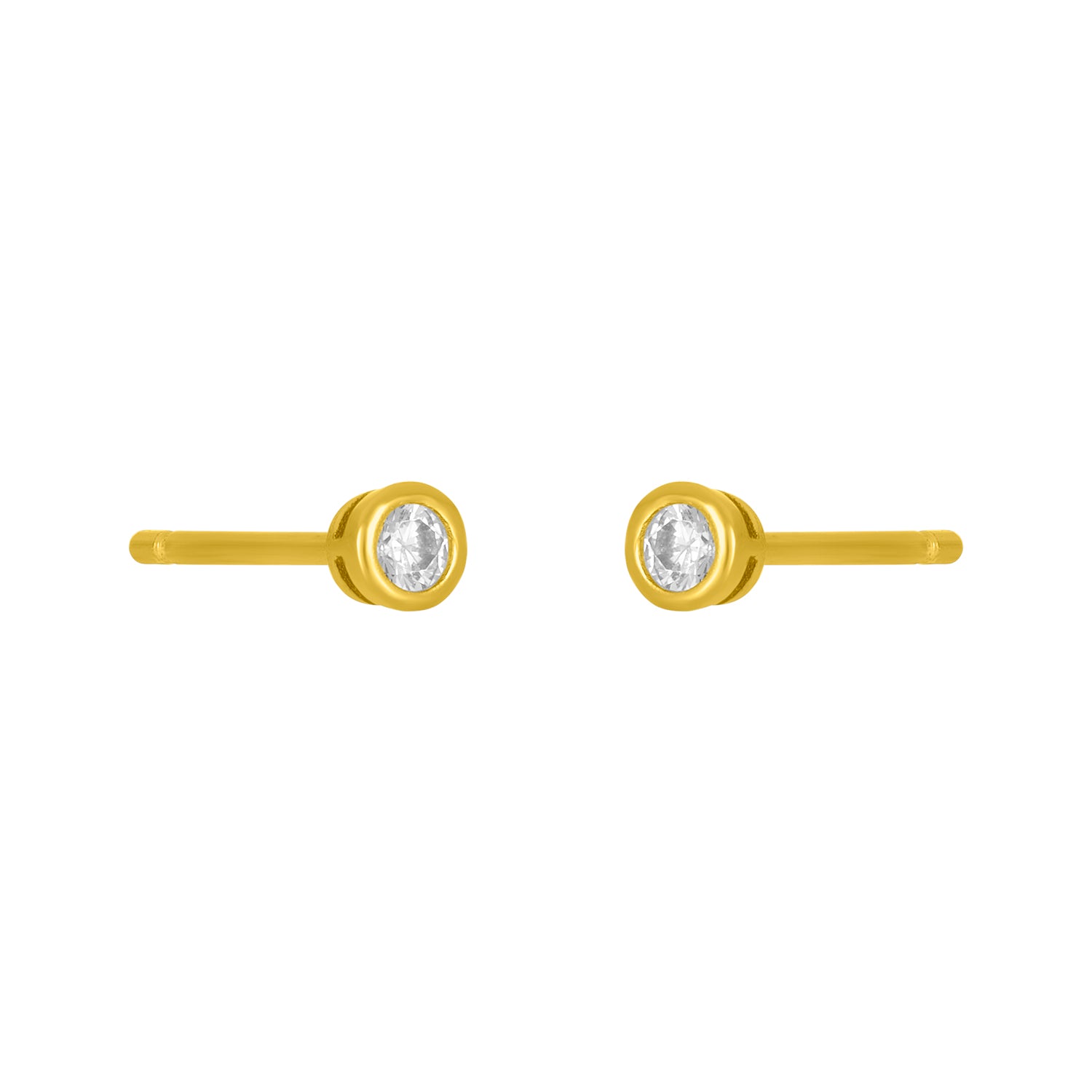 MARISOL BEZEL STUD 2MM