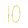 SABINE STATEMENT HOOPS GOLD