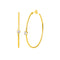 SABINE STATEMENT HOOPS GOLD